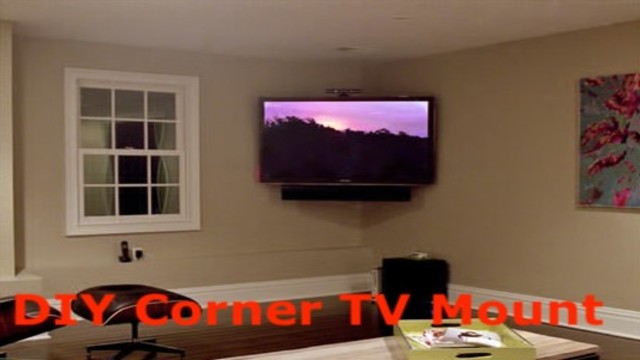 How To Mount A Tv In A Corner